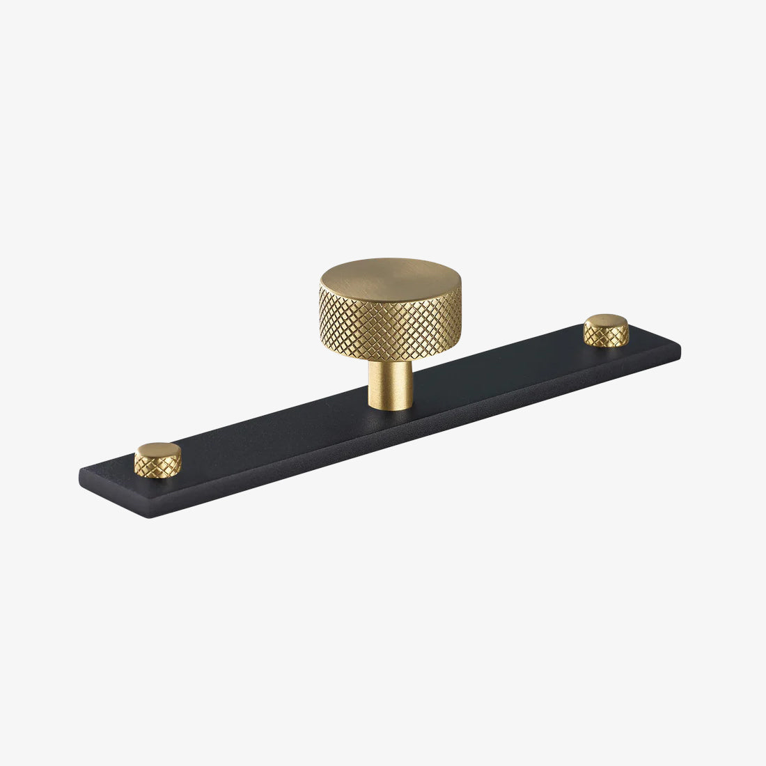 MIX Diamond Knurled Cabinet Knob & Backplate - Split Finish – San Diego ...