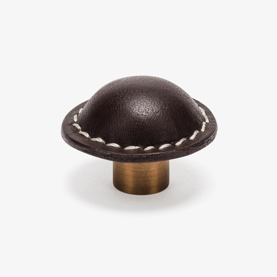 Santa Monica Leather Cabinet Knob – San Diego Hardware