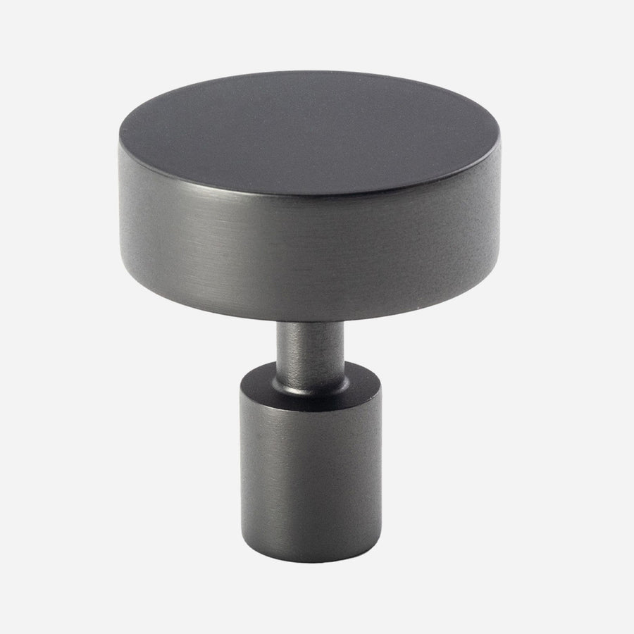 Black Stainless Steel Disc Cabinet Knob – San Diego Hardware