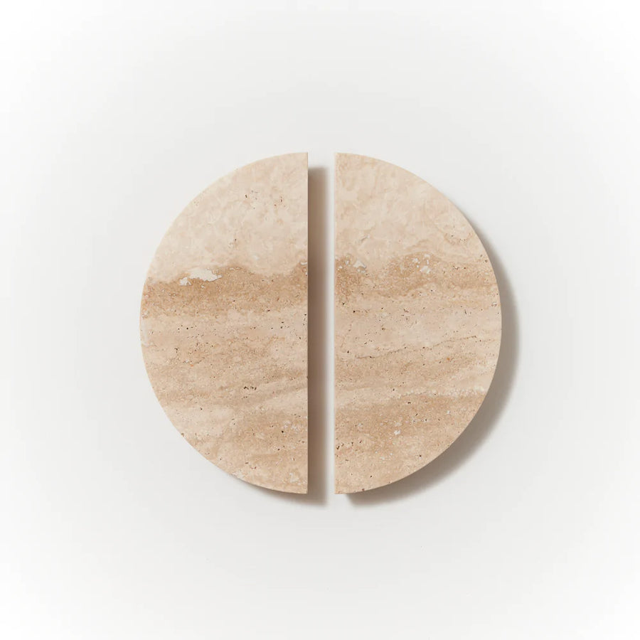 Travertine Arc Handle [Pair] – San Diego Hardware