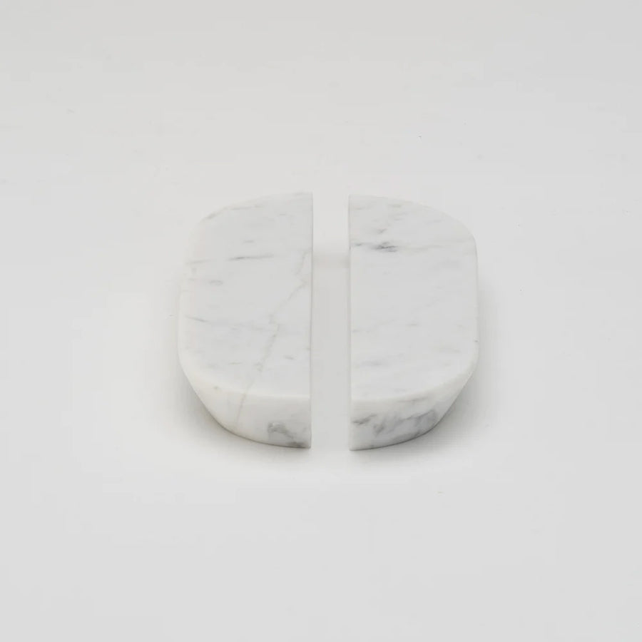White Carrara Marble Dot Handle [Pair] – San Diego Hardware