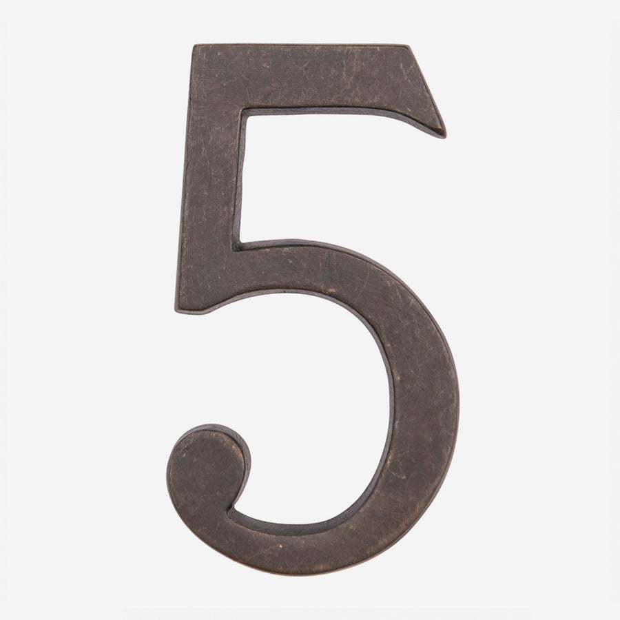 Solid Bronze Traditional House Numbers – San Diego Hardware