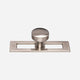 Kinney Cabinet Knob with Backplate – San Diego Hardware