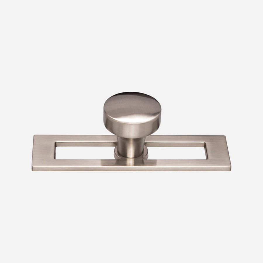 Kinney Cabinet Knob with Backplate – San Diego Hardware